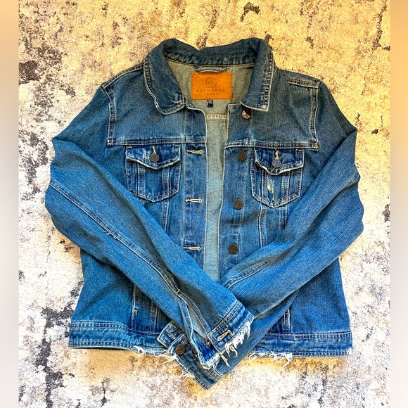 Boom Boom Jeans | Jackets & Coats | Boom Boom Jeans Distressed Denim ...